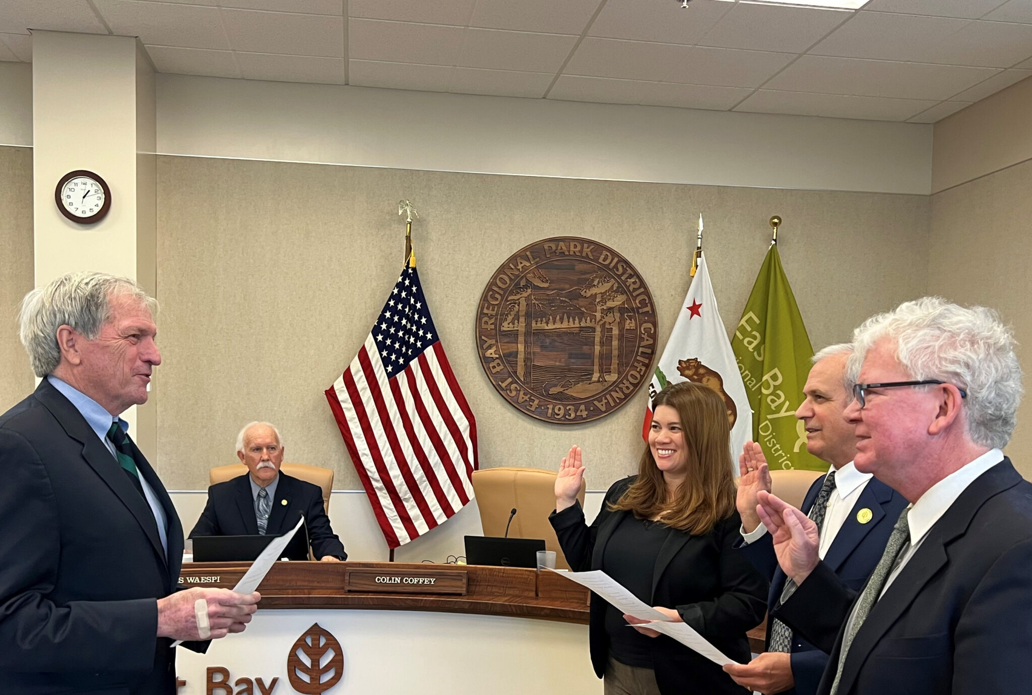 New East Bay Park District Board members sworn in Tuesday | Contra ...