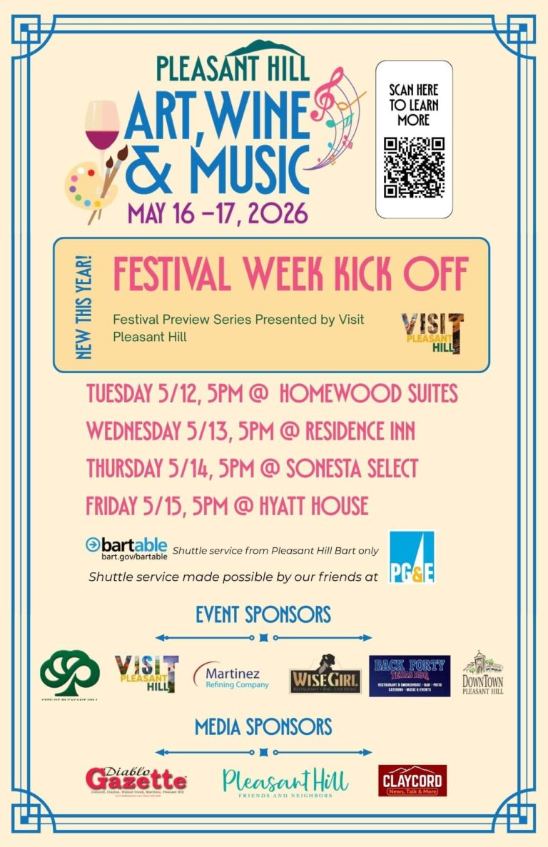 Pleasant Hill Art, Wine & Music Festival returns May 16–17 | Contra ...